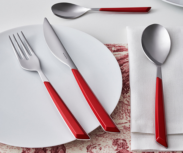 25% off on 24-Piece Grace Red Cutlery Set | OneDayOnly