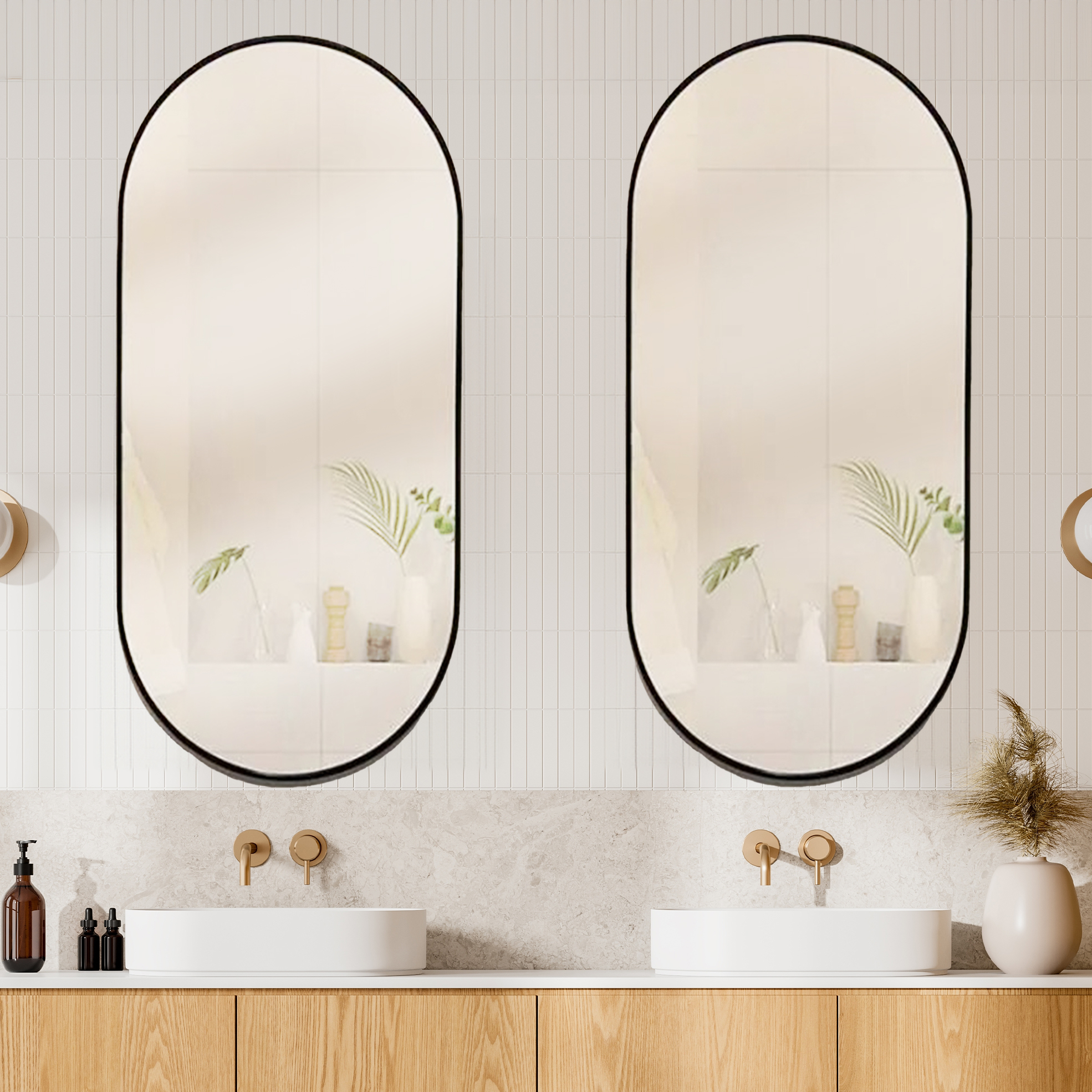 40% off on Espejo 2x Pill Framed Mirrors | OneDayOnly