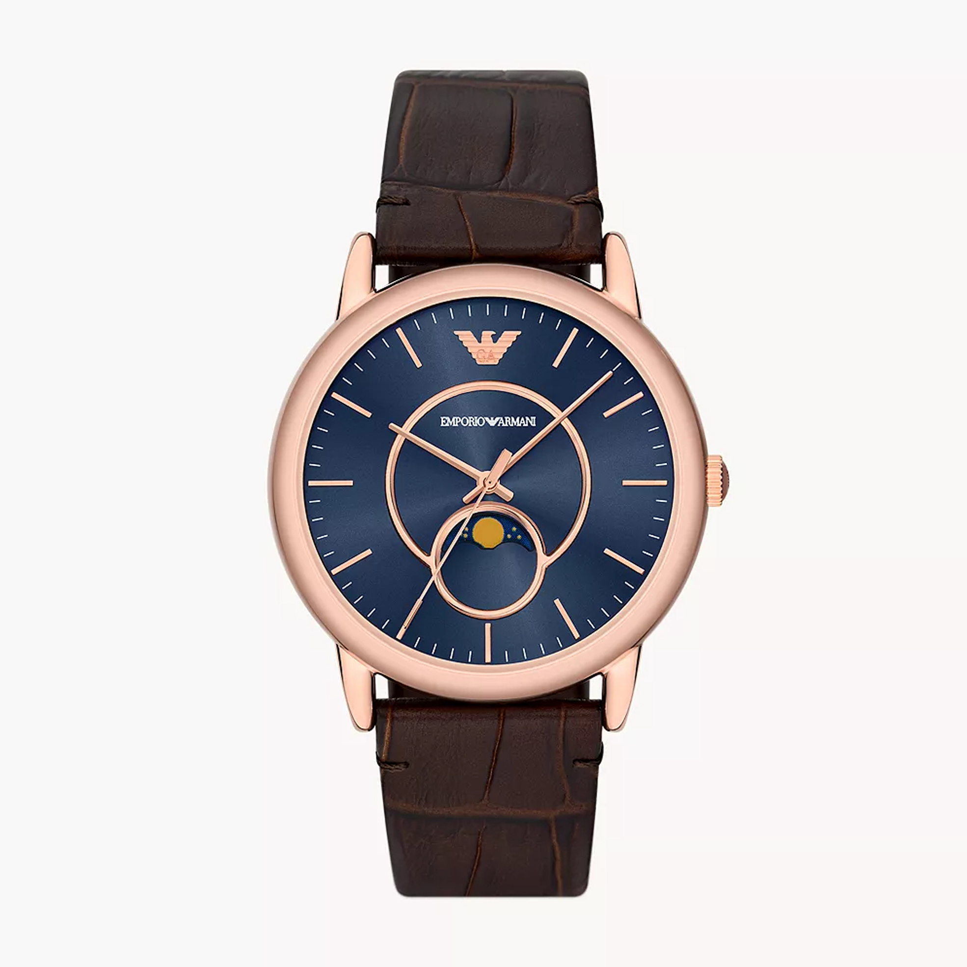 30% off on Men's Moonphase Leather Watch | OneDayOnly