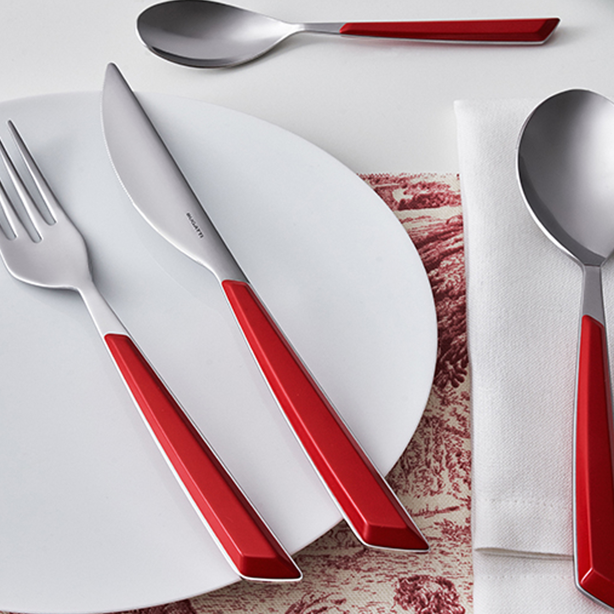 25% off on 24-Piece Grace Red Cutlery Set | OneDayOnly