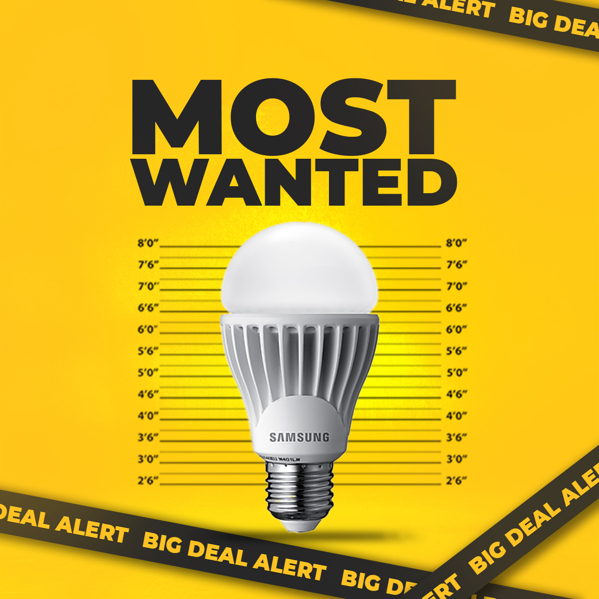 65% off on Samsung 12x 10.8W A60 LED Lights | OneDayOnly