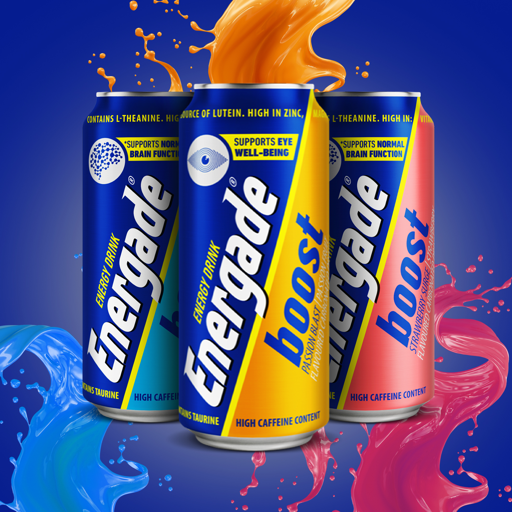 62% off on 4x 440ml Carbonated Energy Drinks | OneDayOnly