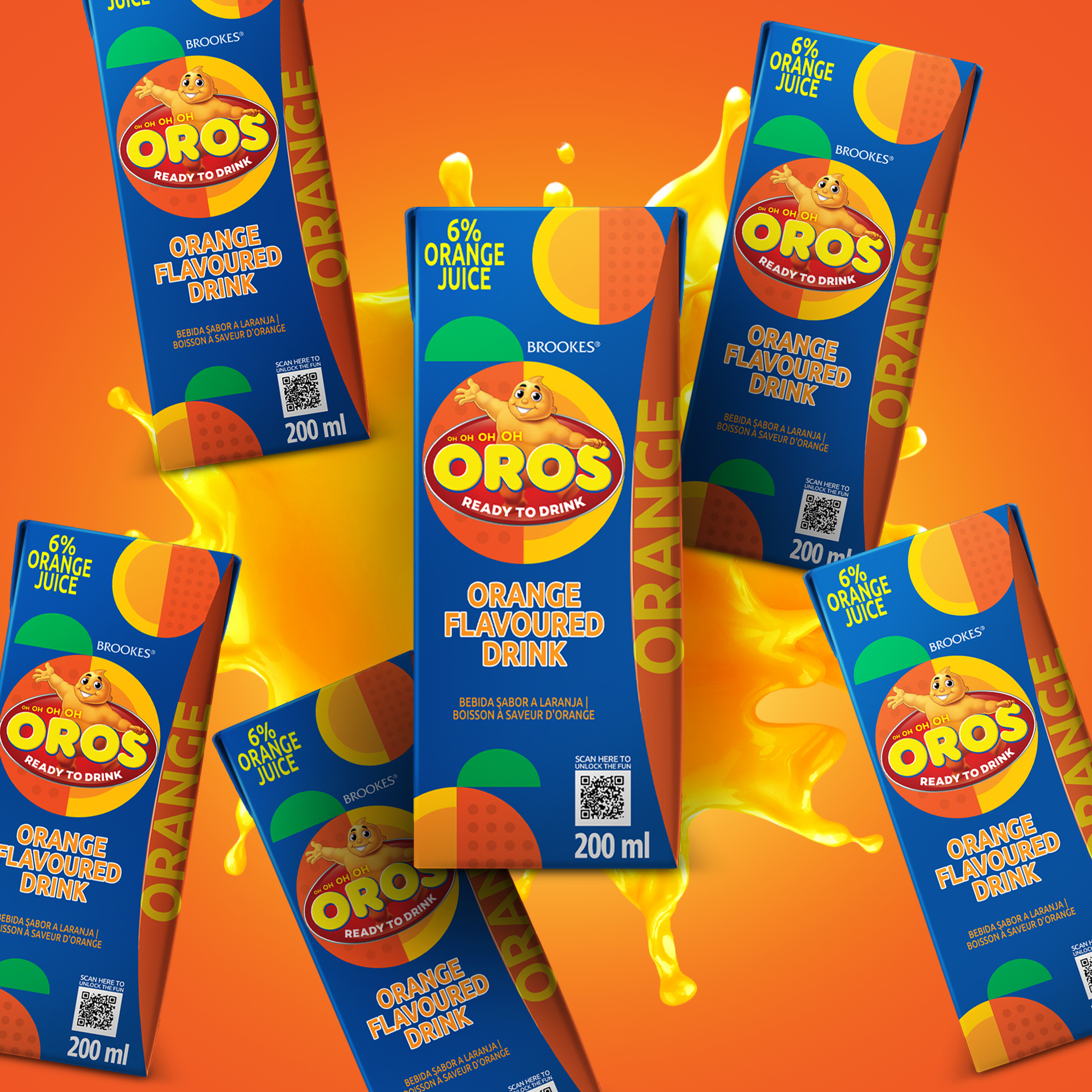 53% off on OROS 6x 200ml Flavoured Drinks | OneDayOnly