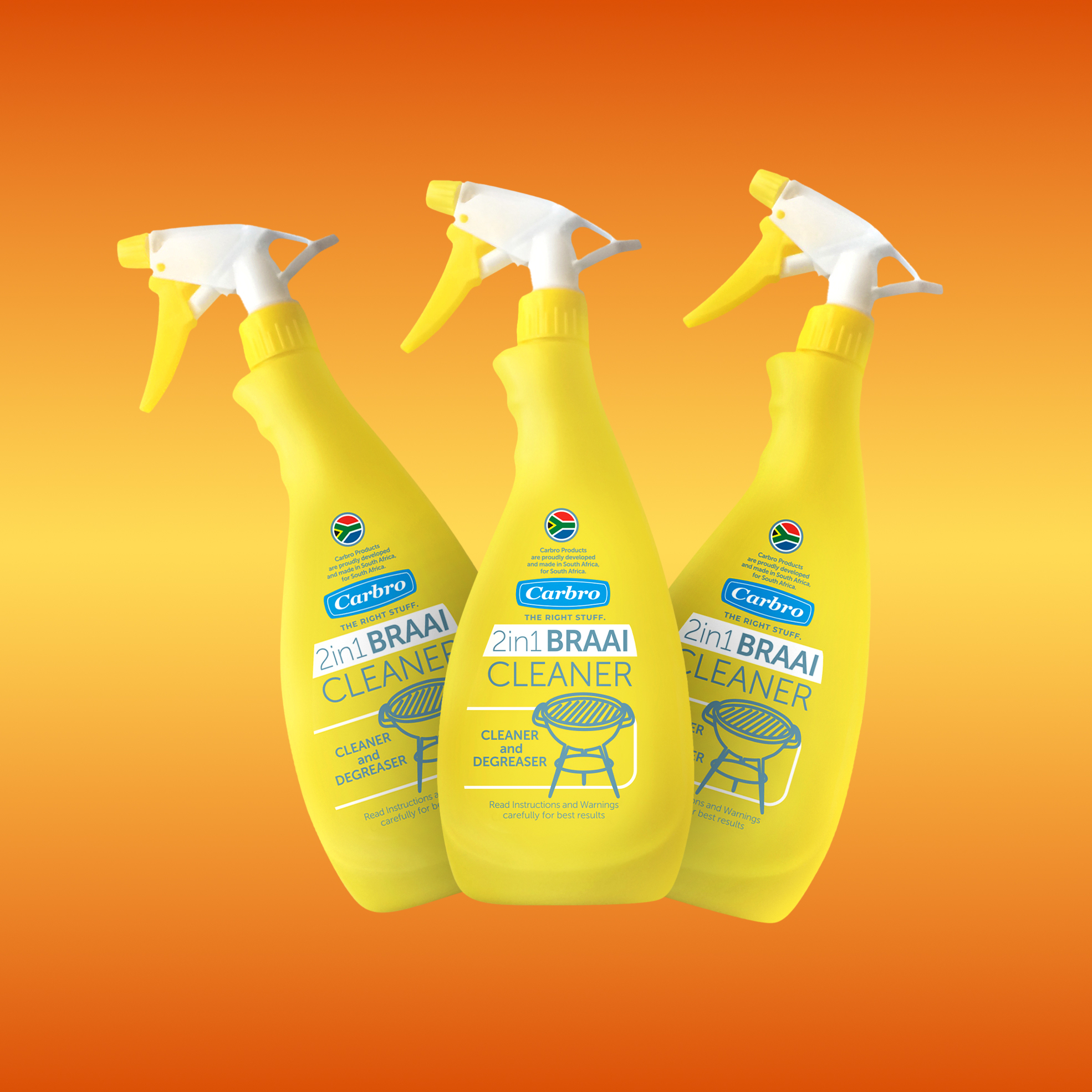 20% off on 3x 500ml 2-in-1 Braai Cleaners | OneDayOnly