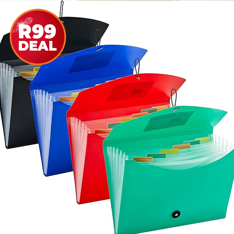 34% off on 7 Pockets Expanding File Folders | OneDayOnly