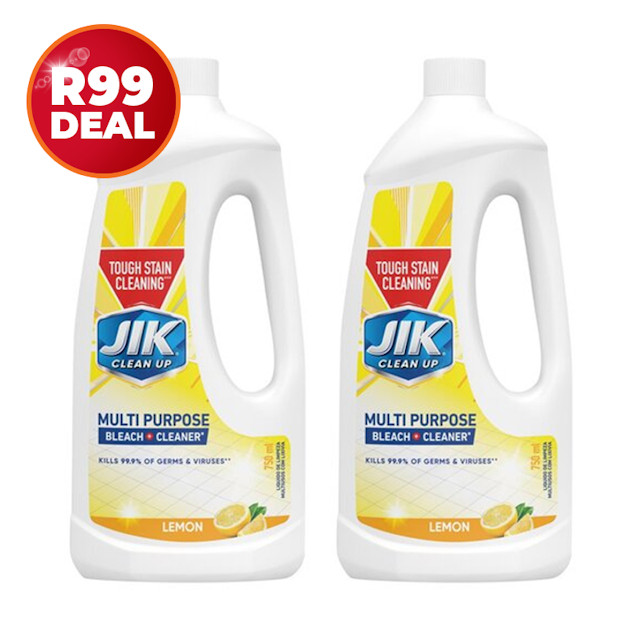 JIK 2x 750ml Clean Up Bleaches | OneDayOnly