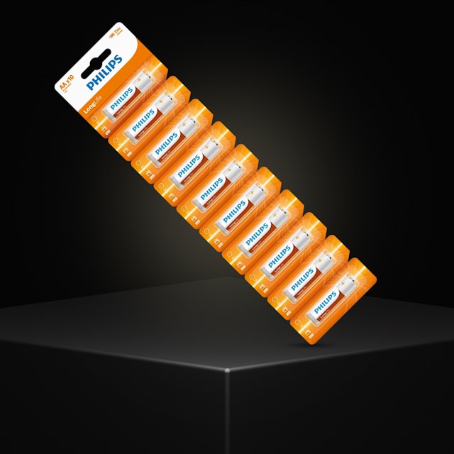 Philips 2x 10's AA Long-Life Zinc Battery Packs | OneDayOnly