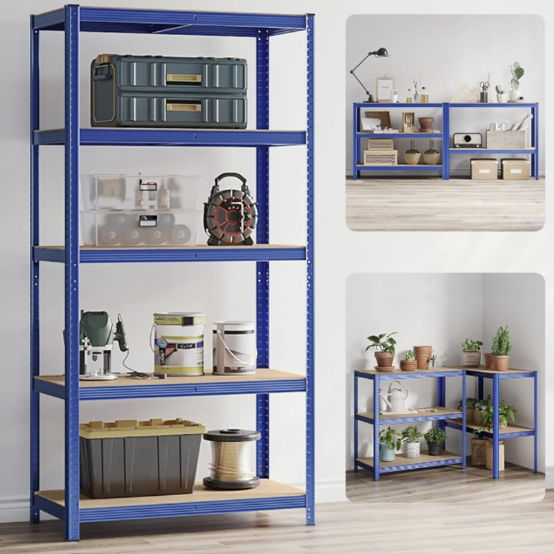 40% off on 5-Tier Blue Steel Shelving Storage | OneDayOnly