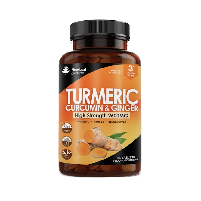 New Leaf Products Turmeric Tablets (180's) | OneDayOnly