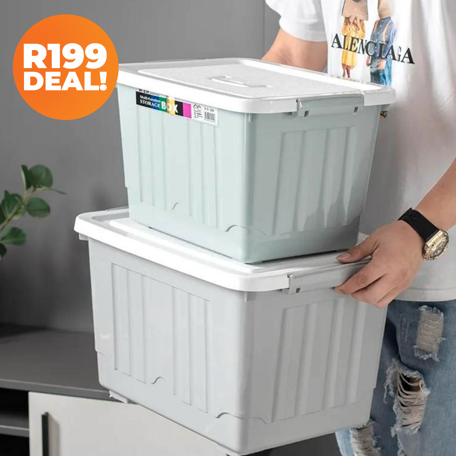 43% off on Timely Tidy Clip Lock Storage Box | OneDayOnly