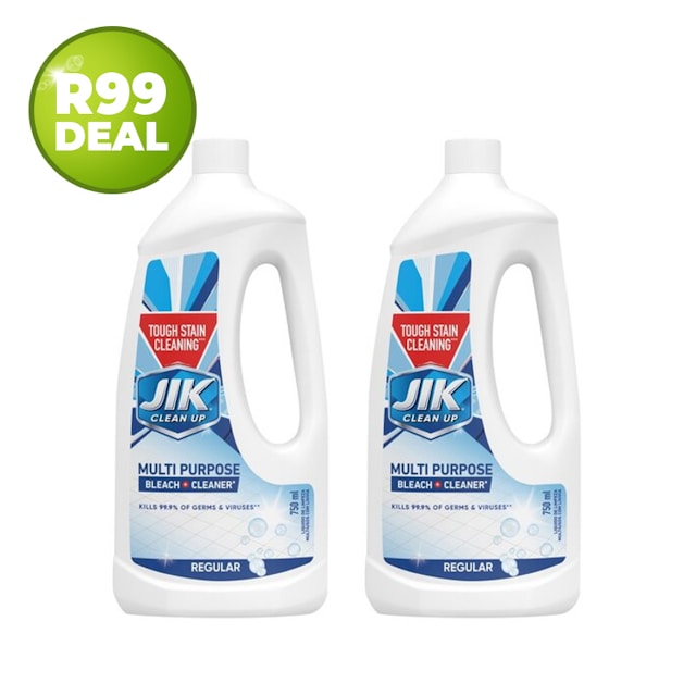 JIK 2x 750ml Clean Up Bleaches | OneDayOnly