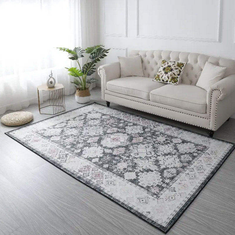24% off on Shim Ziegler Washed Dark Blue Rug | OneDayOnly