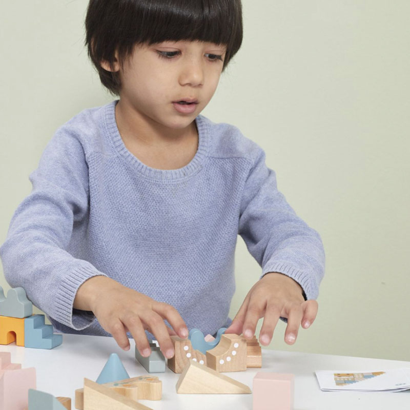 35% off on 50-Piece Wooden City Building Blocks | OneDayOnly