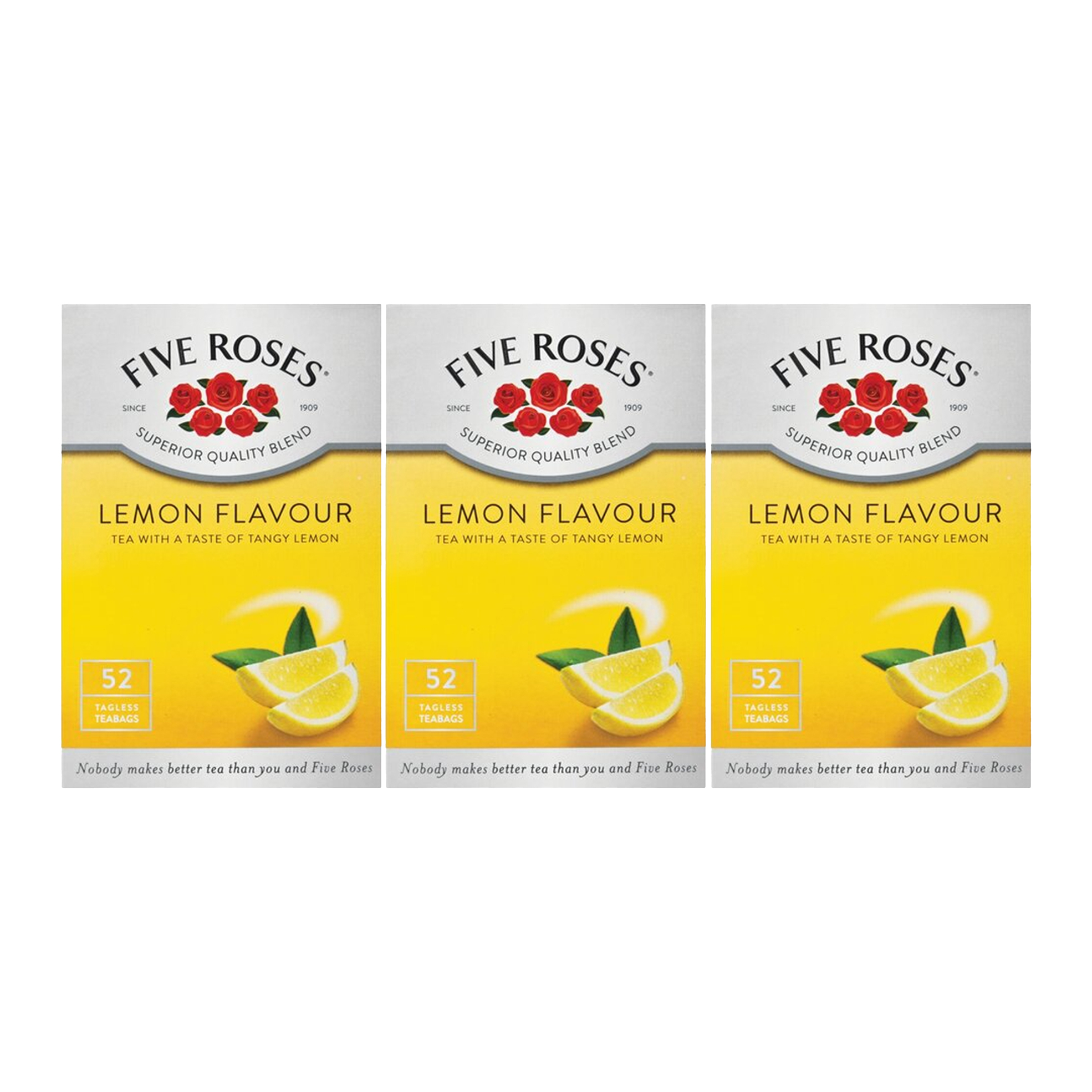 Five Roses 3x 52's Tagless Flavoured Tea Bags | OneDayOnly