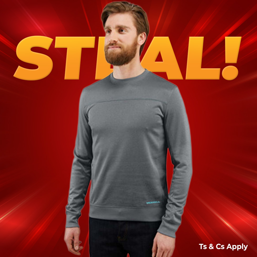 65% off on Men's Passport Crew Sweatshirt | OneDayOnly