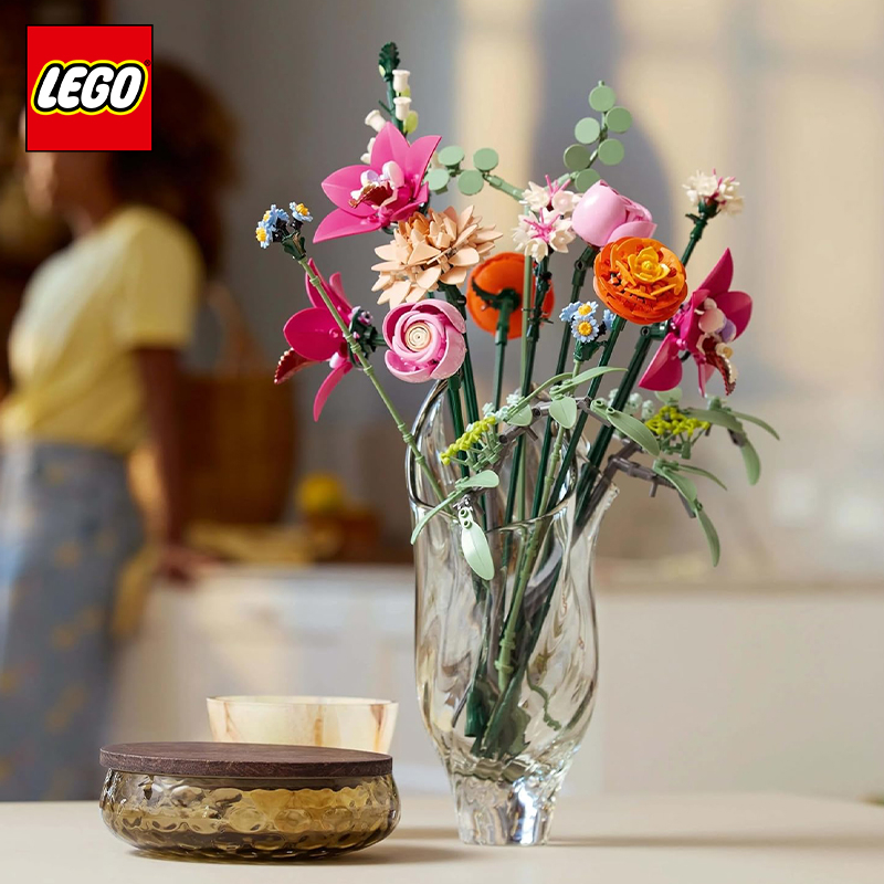 41% off on LEGO Botanicals Pink Flower Bouquet | OneDayOnly
