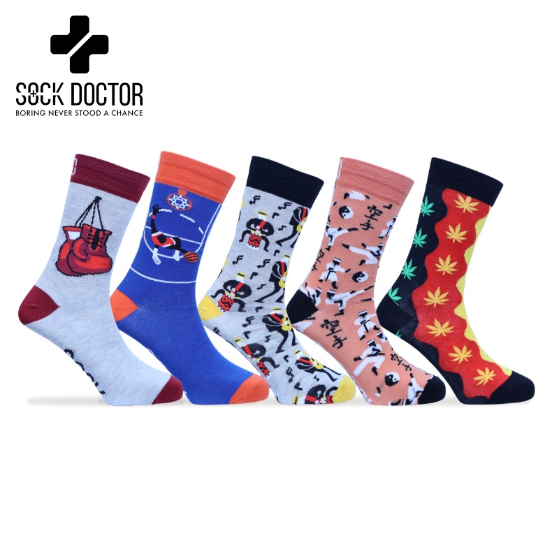 60% off on Sock Doctor 5x Unisex Novelty Socks | OneDayOnly