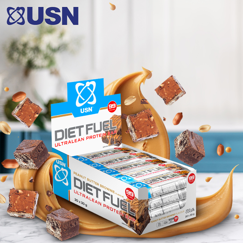 56% off on USN 20x 30g Diet Fuel Protein Bars | OneDayOnly