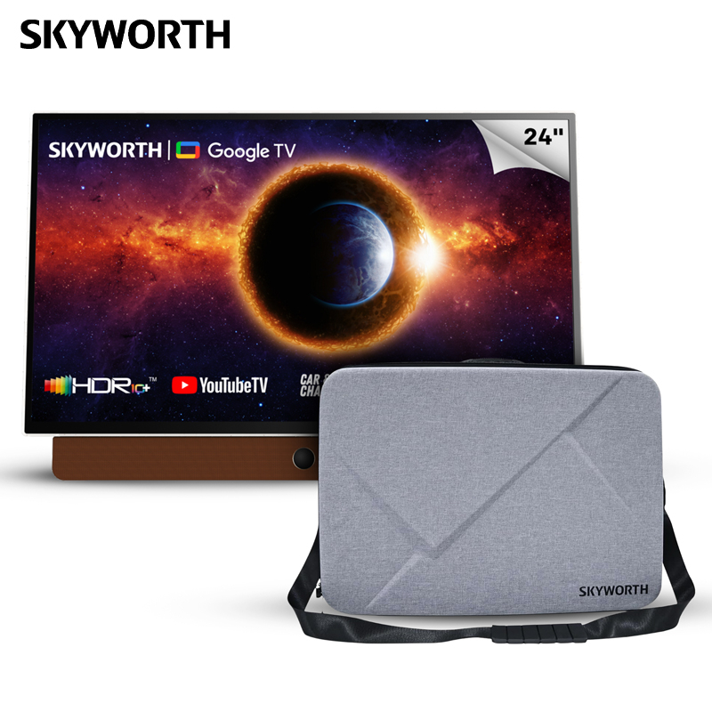 60% off on 24" FHD Portable Google Smart TV & Carry Case | OneDayOnly