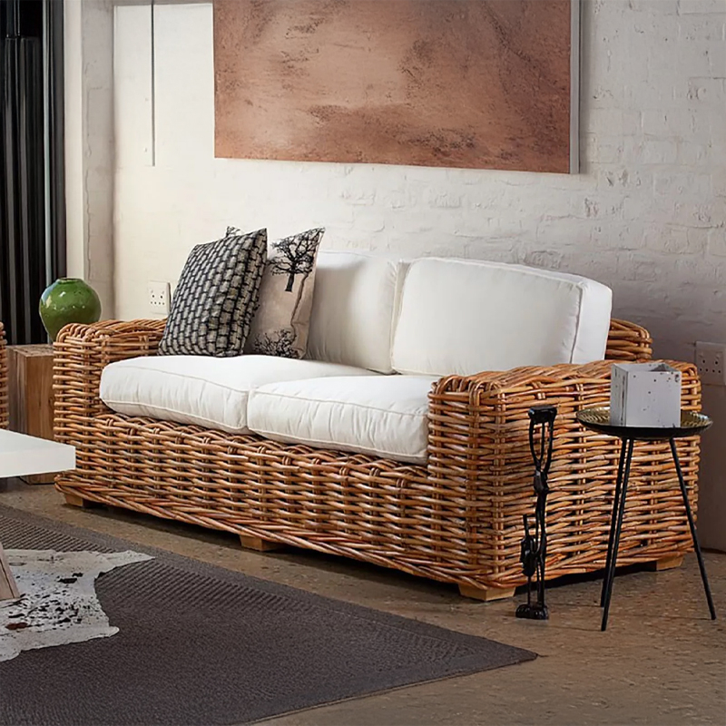 R3,000 off on Portland 3-Seater Wicker Couch | OneDayOnly