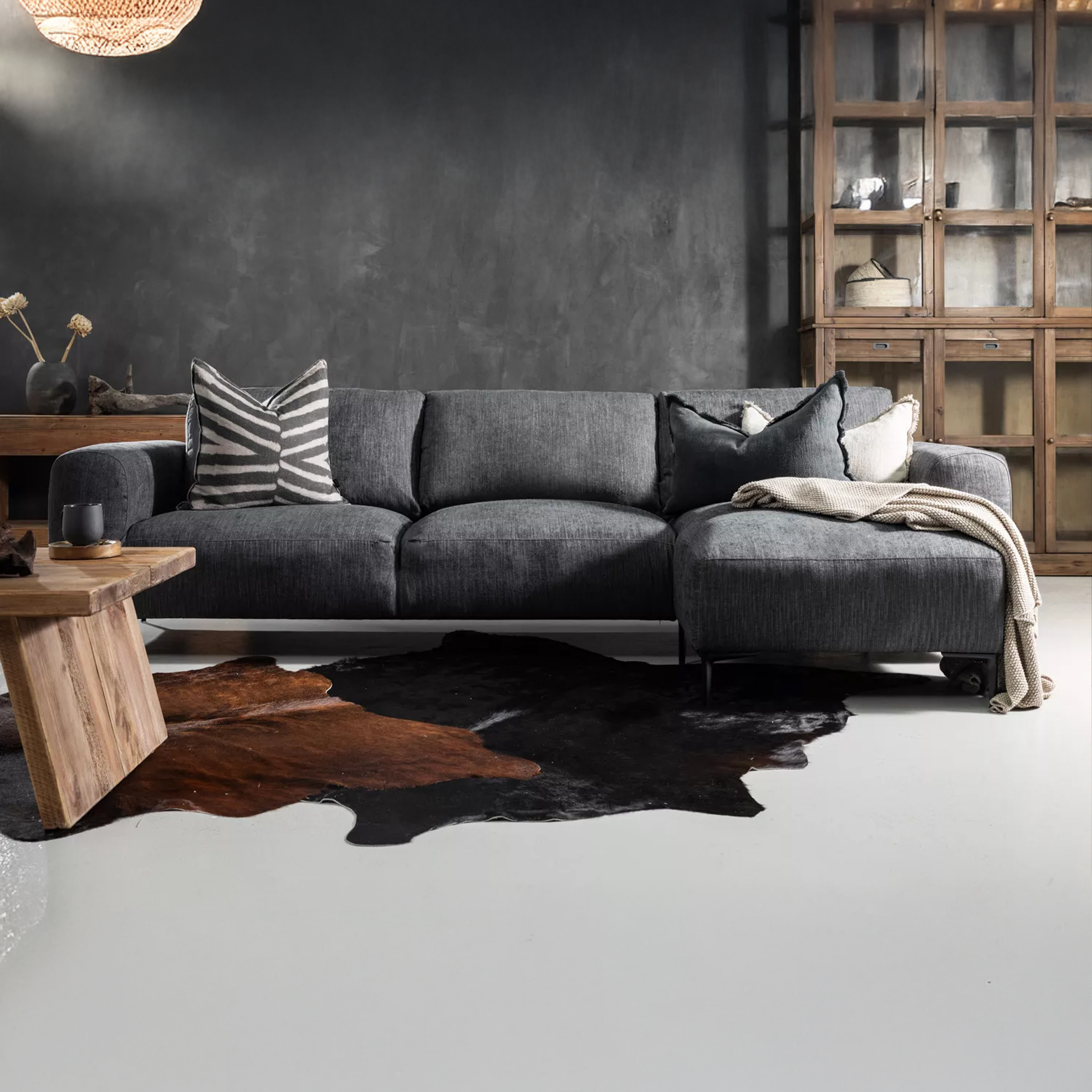 R2,000 off on Horton L-Shaped Fabric Couch | OneDayOnly