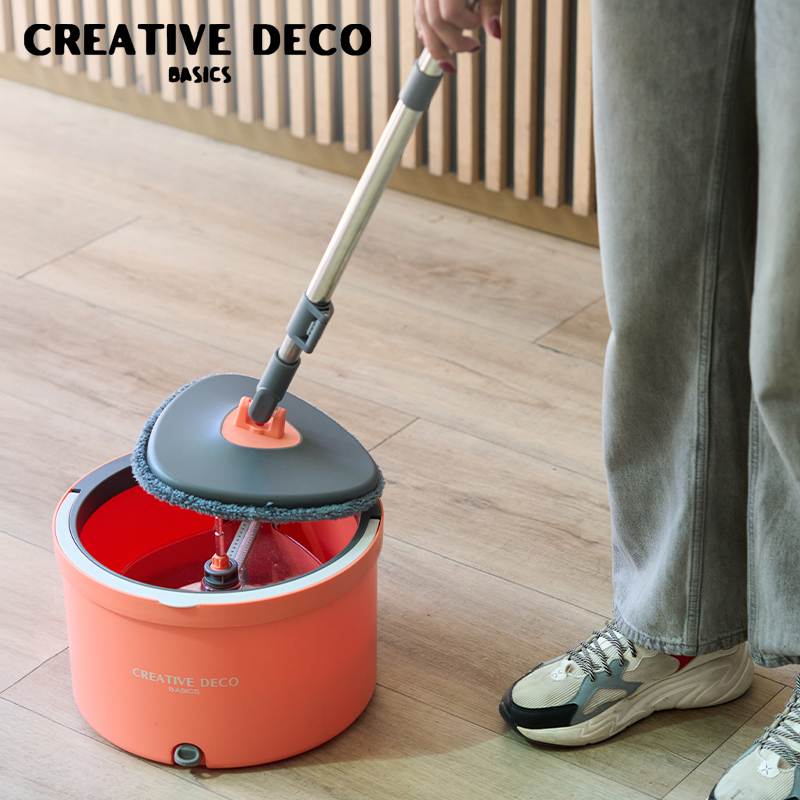 74% off on Spin Mop & Bucket with Pads | OneDayOnly