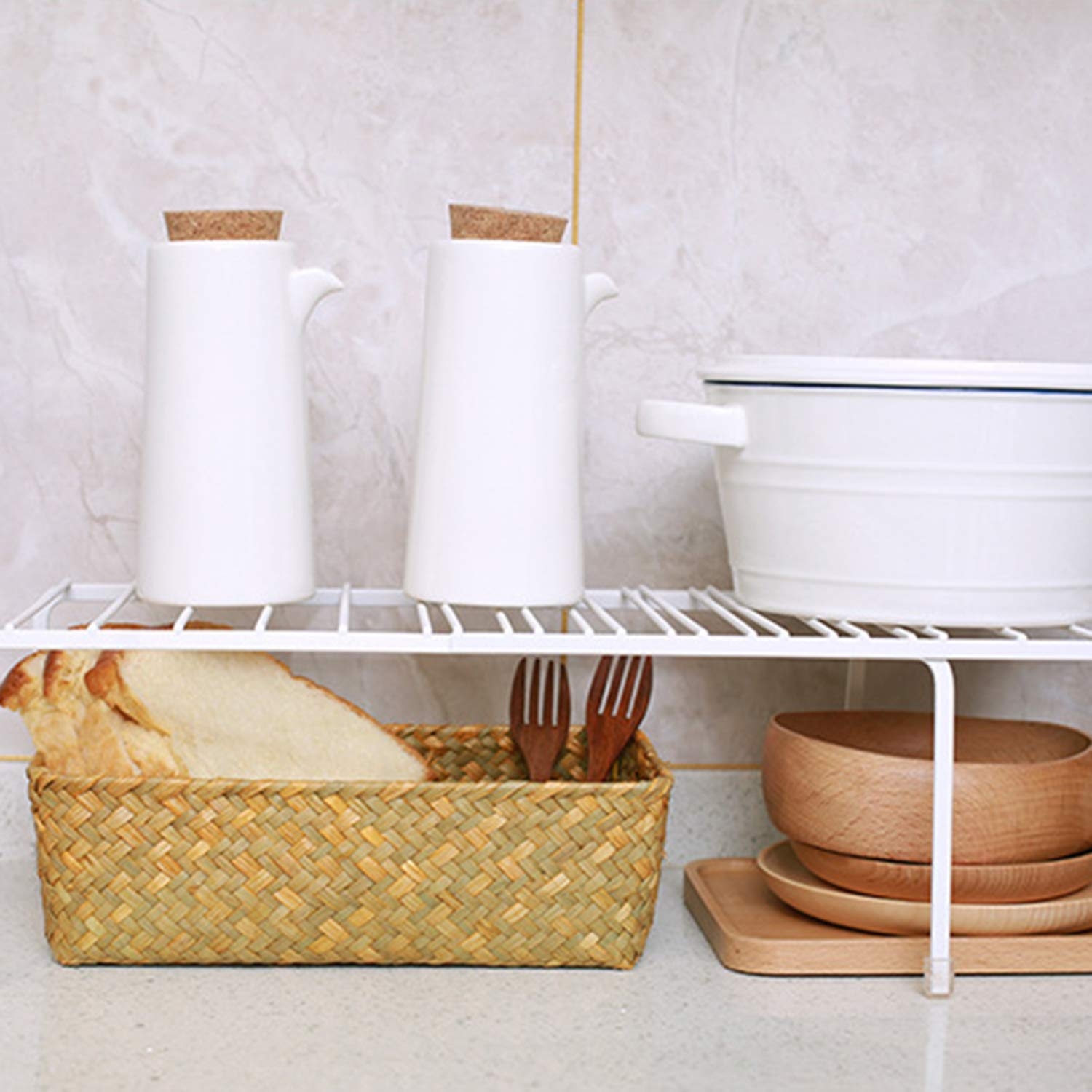 43% off on HomeFX 2x Cupboard Storage Racks | OneDayOnly