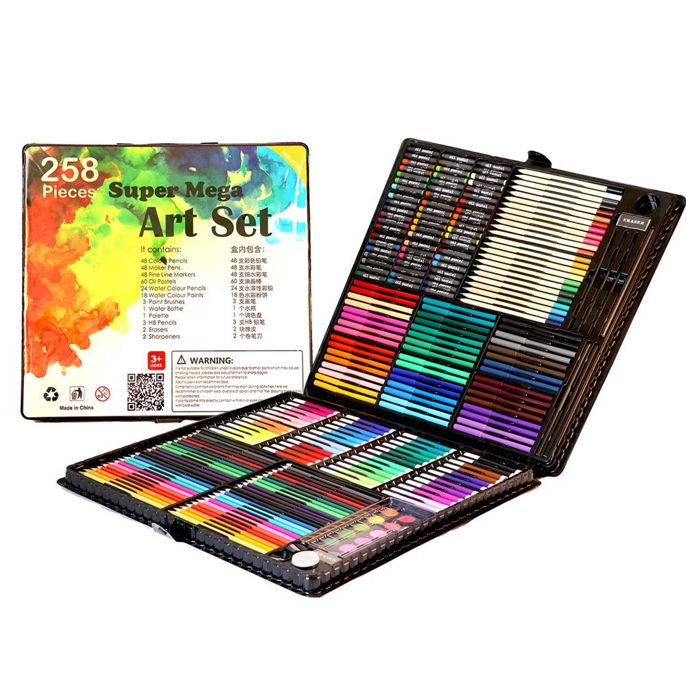 42% off on Super Mega 258-Piece Premium Art Set | OneDayOnly