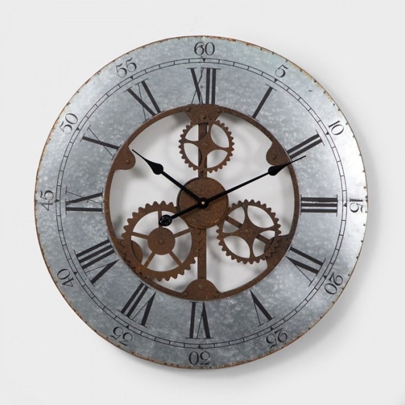 R150 off on Metal Gear Dial Gear Wall Clock | OneDayOnly