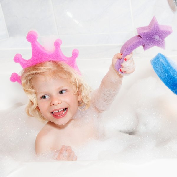 75% off on 2x 2's Kid's Bath Time Sponges | OneDayOnly