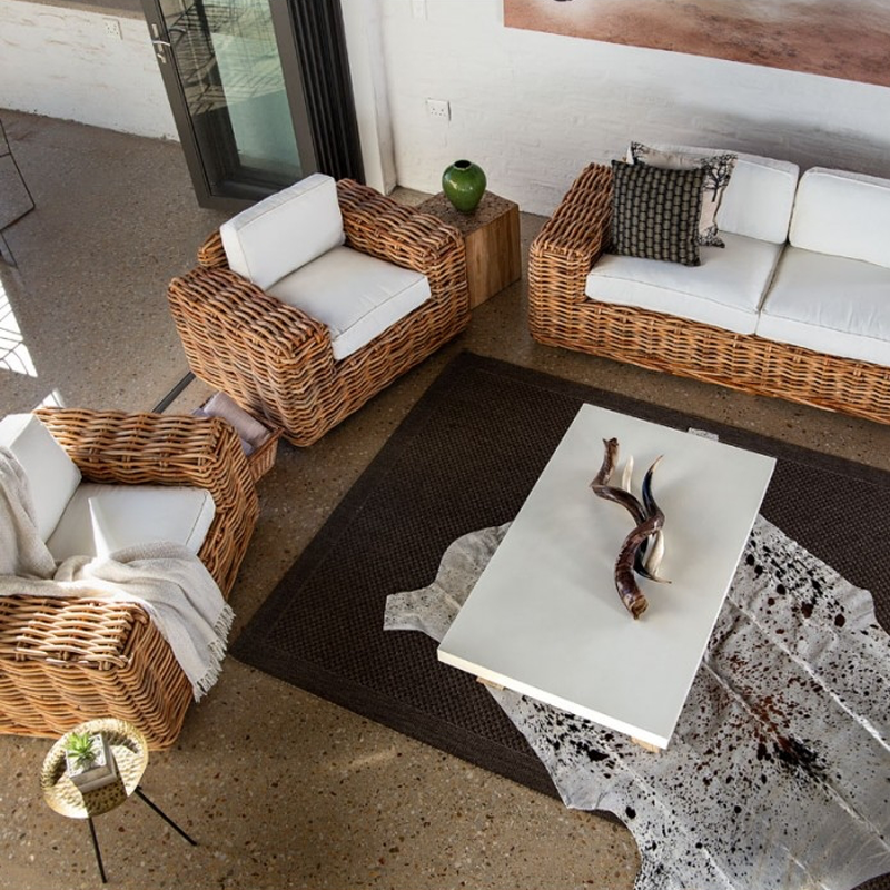 R1,000 off on Portland Handwoven Wicker Couch | OneDayOnly