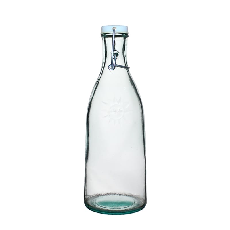 49 Off On Set Of 3 Recycled Glass Water Bottles